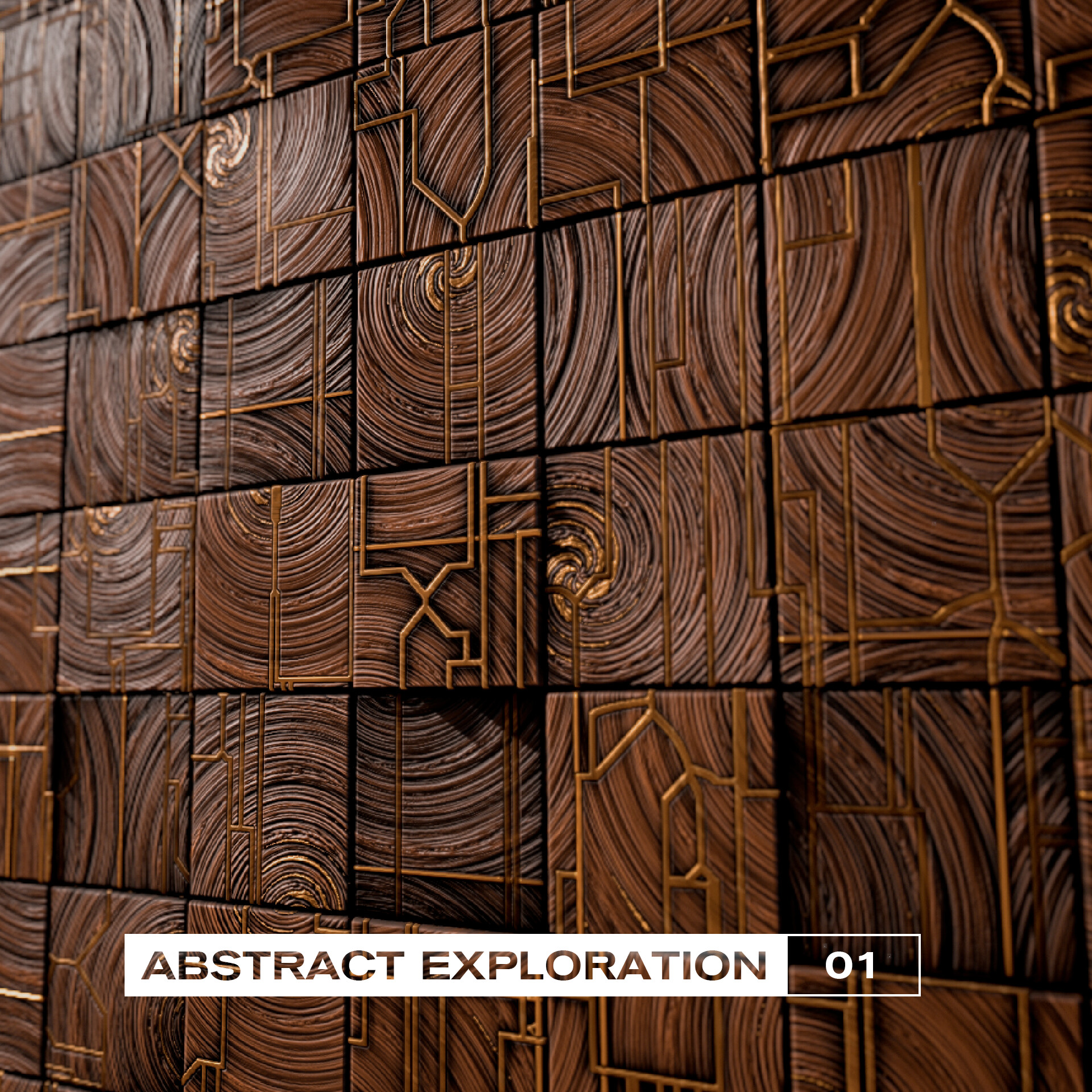 ArtStation - Abstract Exploration 01 Wood