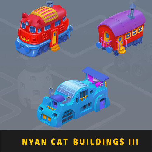 ArtStation - Nyan Cat Buildings III