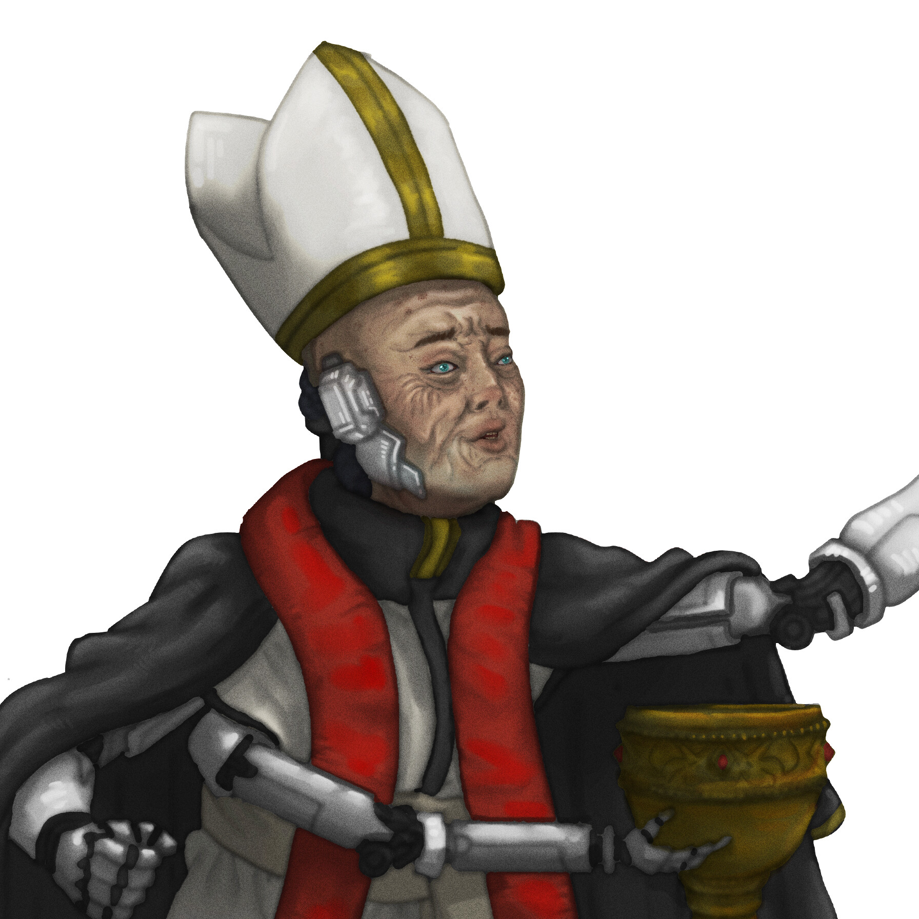ArtStation - Cyborg Pope