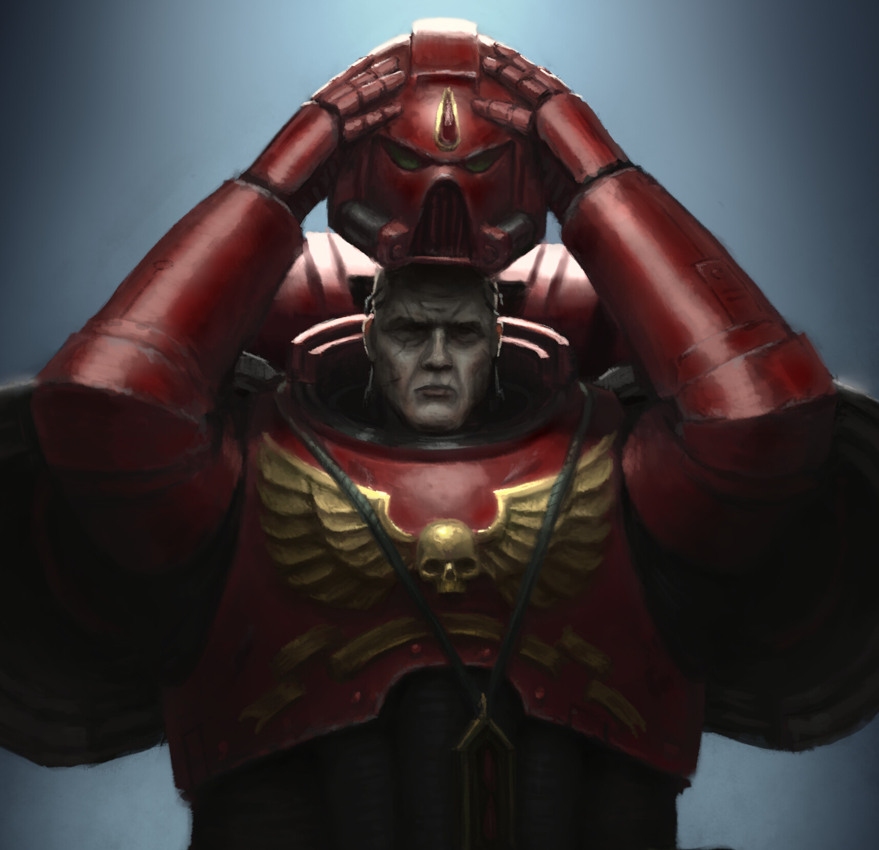 ArtStation - Blood Angels Space Marine