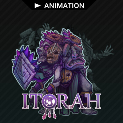 ArtStation - Malformed Shaman - ITORAH enemy animation