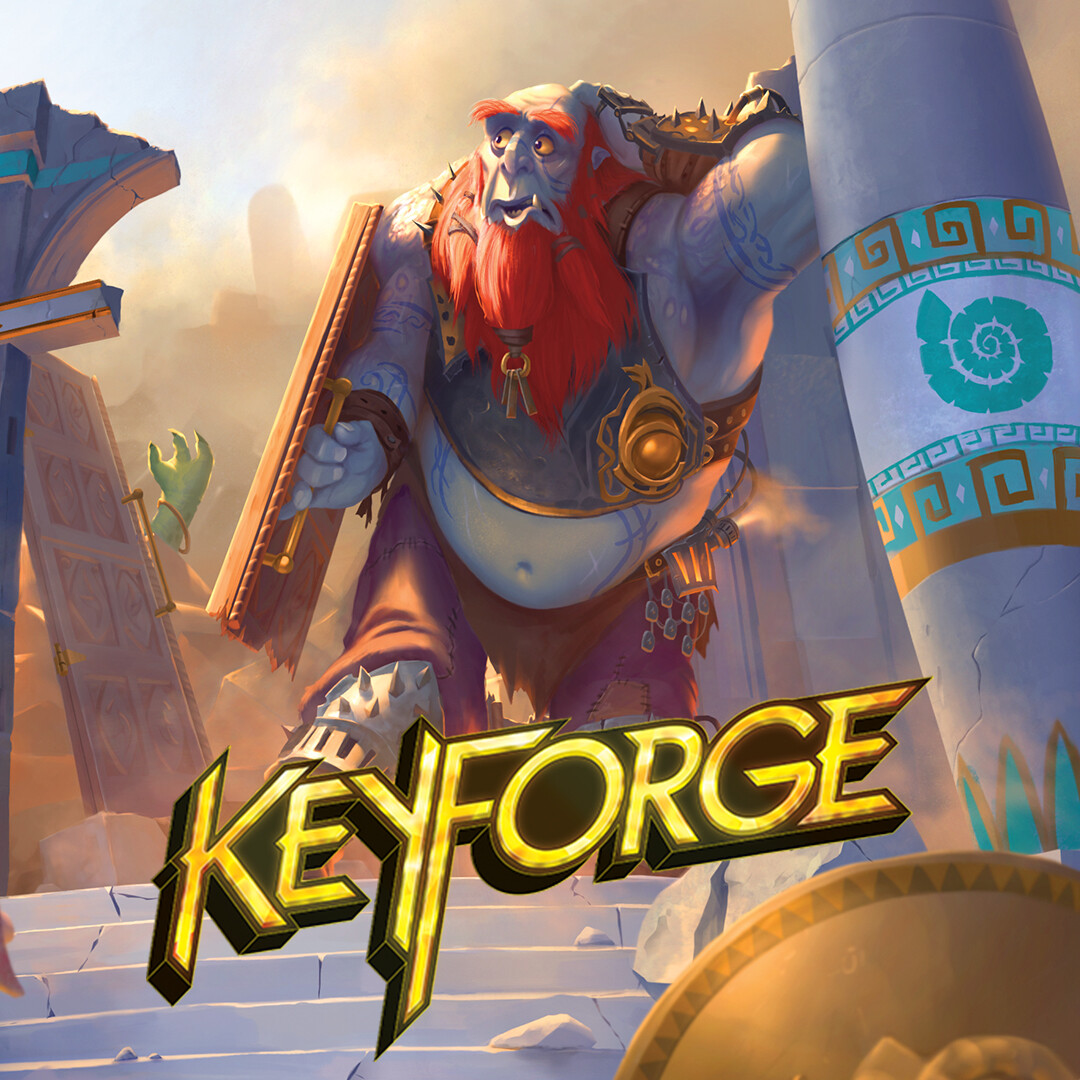 ArtStation - KeyForge - Crogg the Clumsy