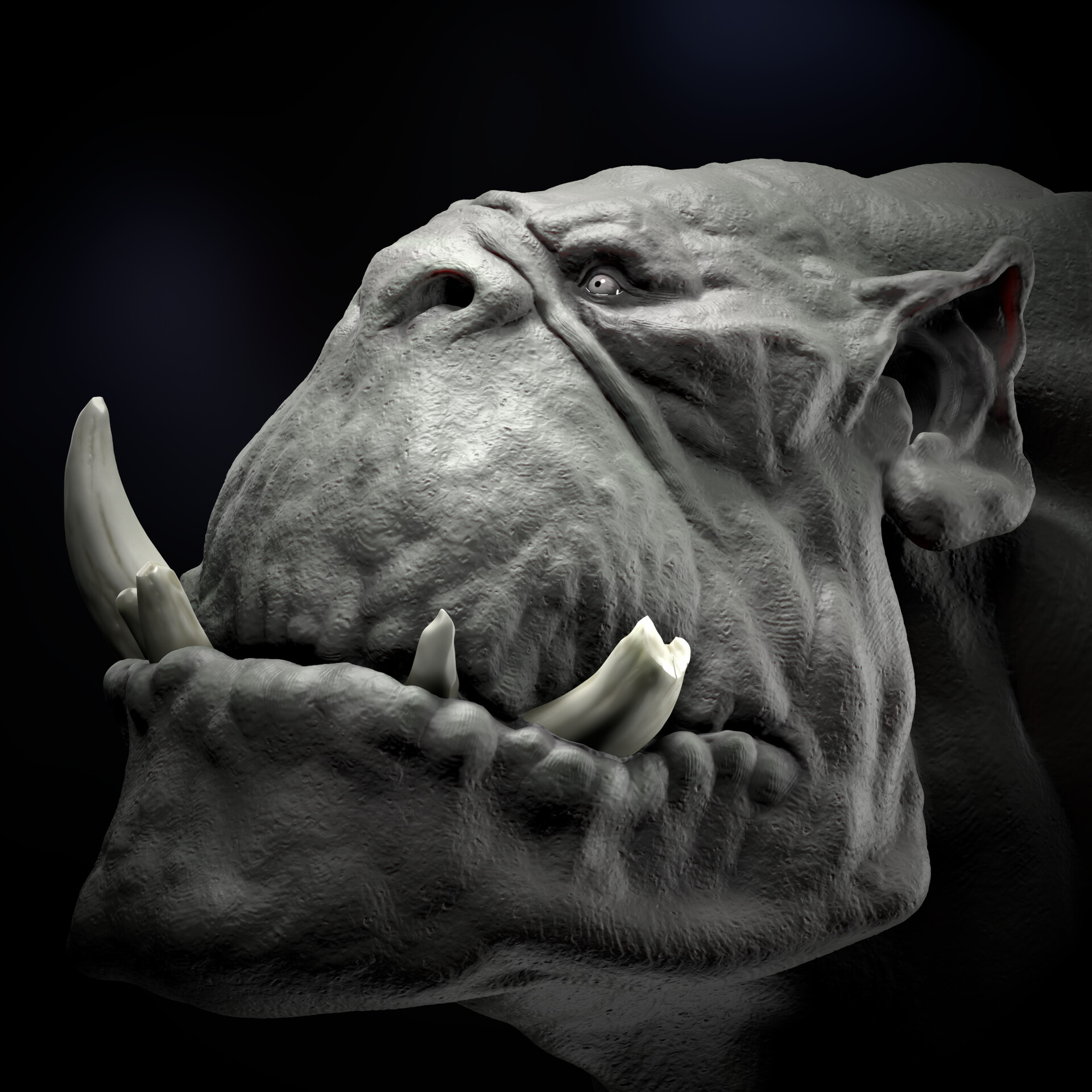 ArtStation - Orc portrait