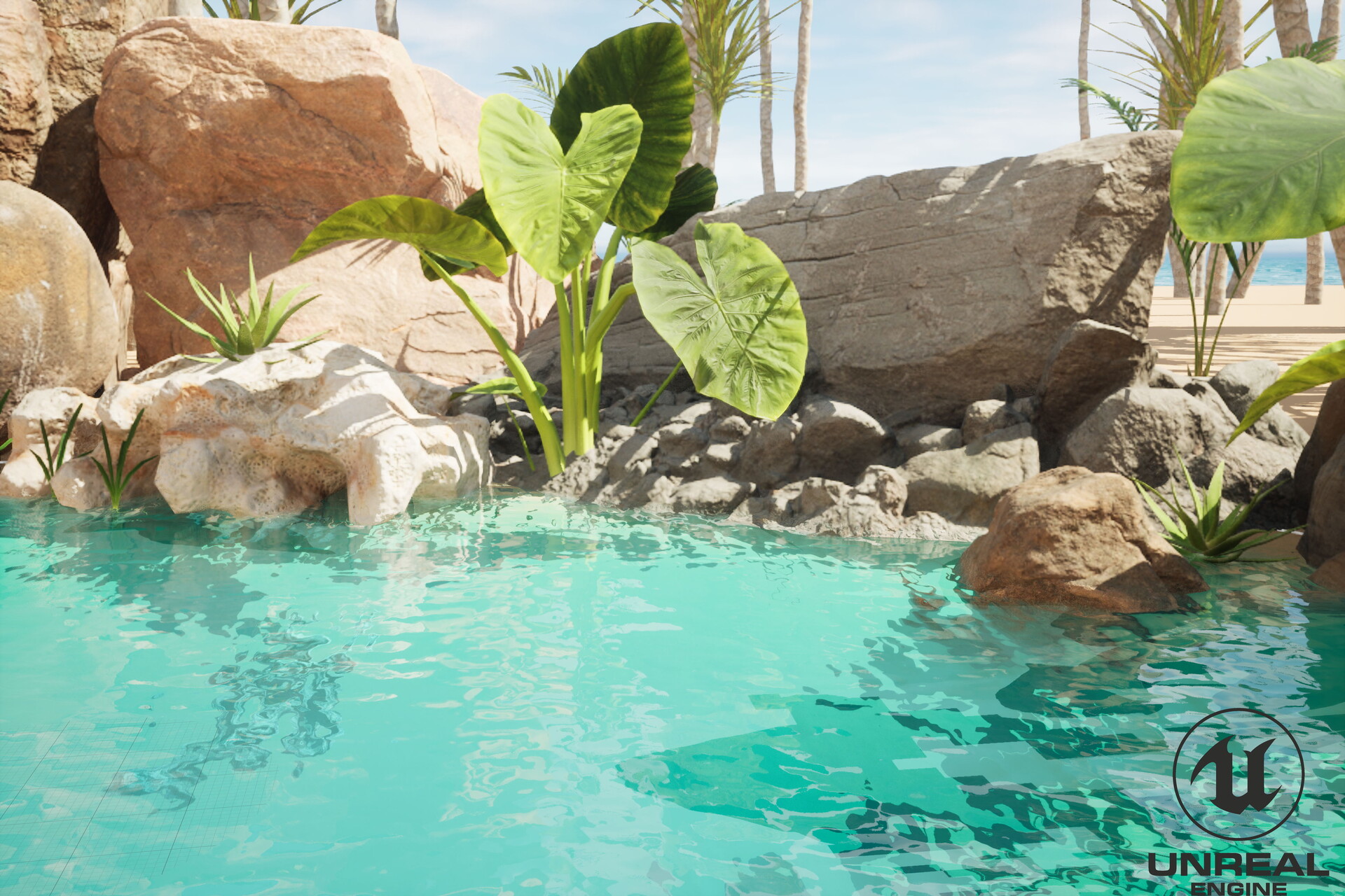 ArtStation - Beautiful Beach Lagoon| Unreal Engine 5