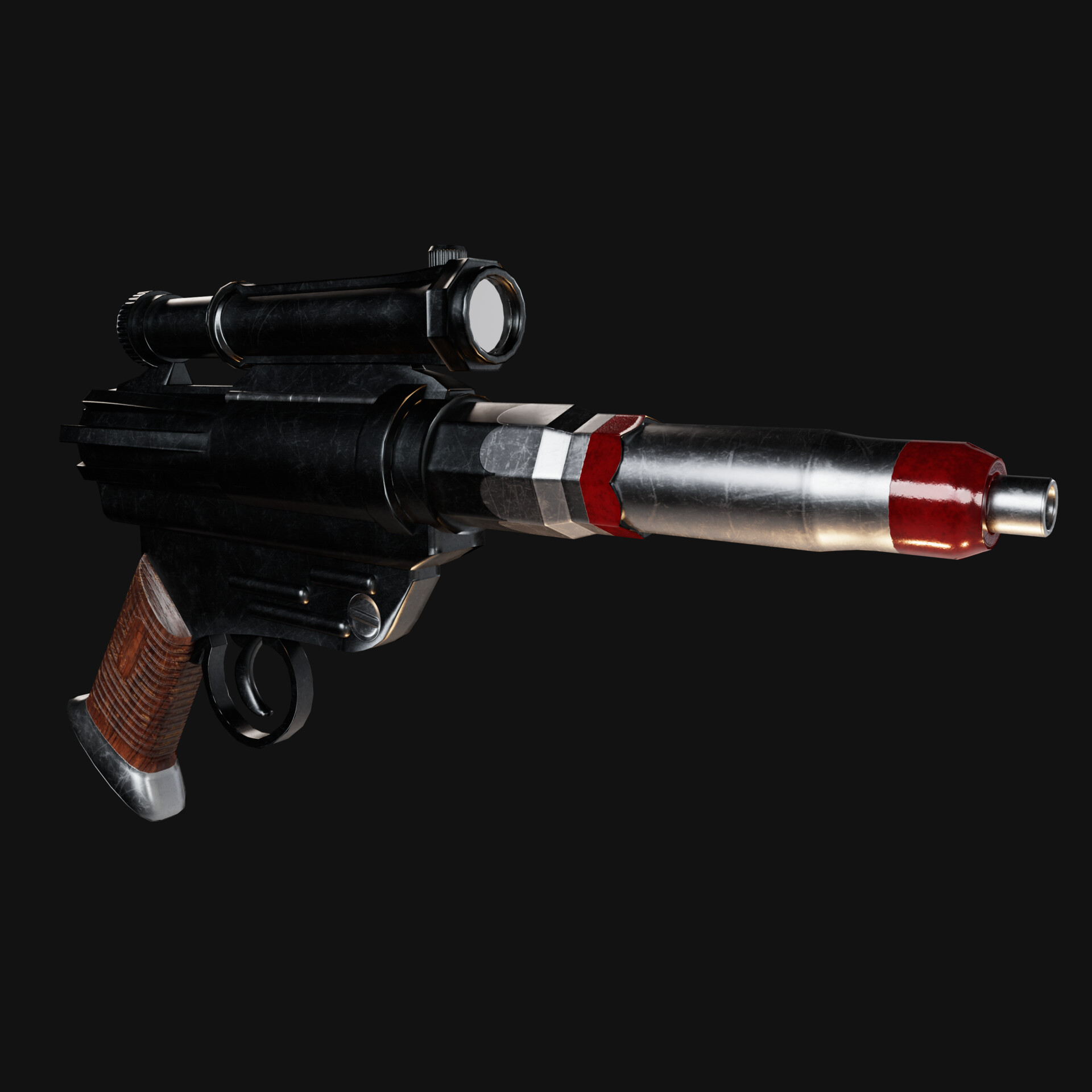 ArtStation - Mandalorian Blaster Pistol