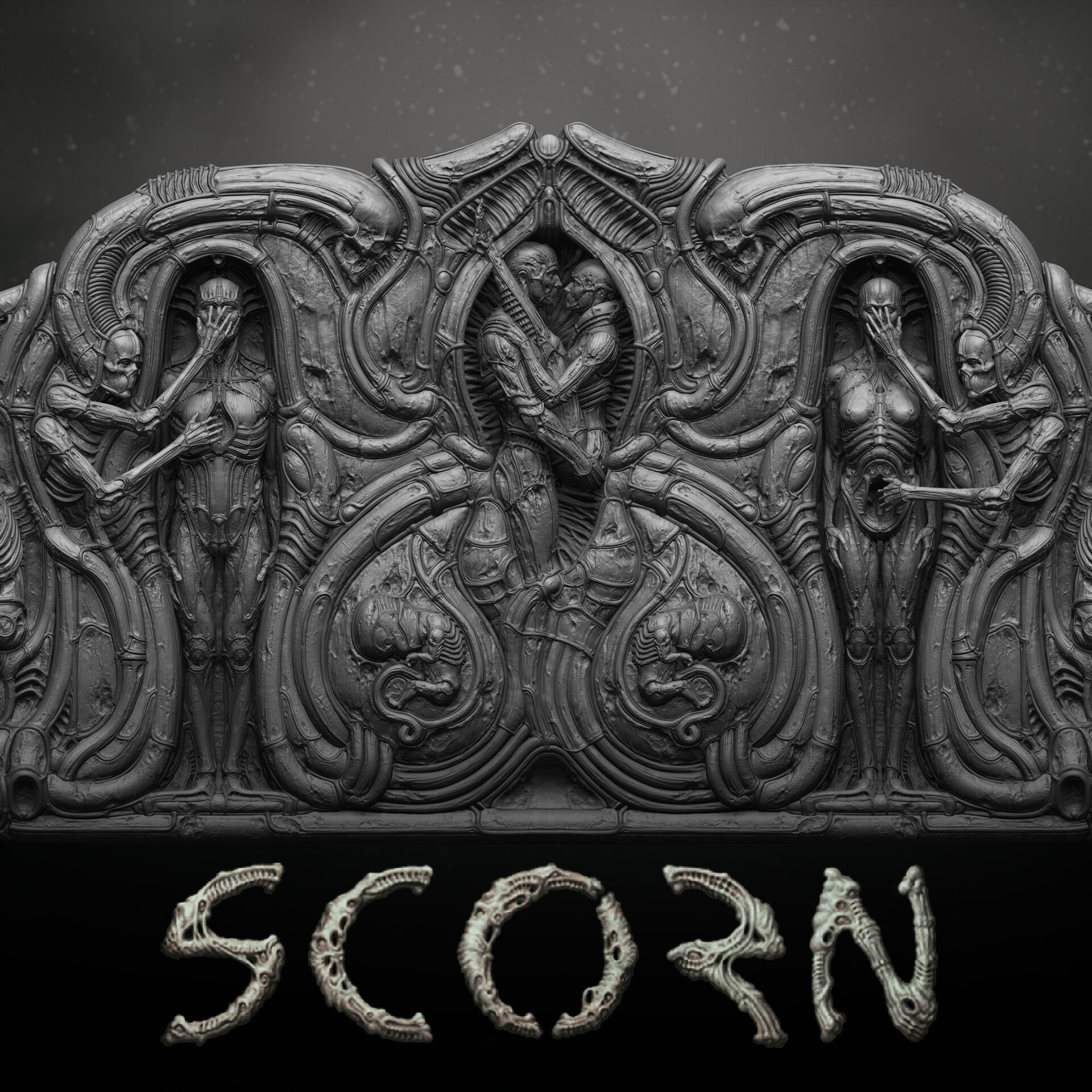 ArtStation - SCORN - Mural a