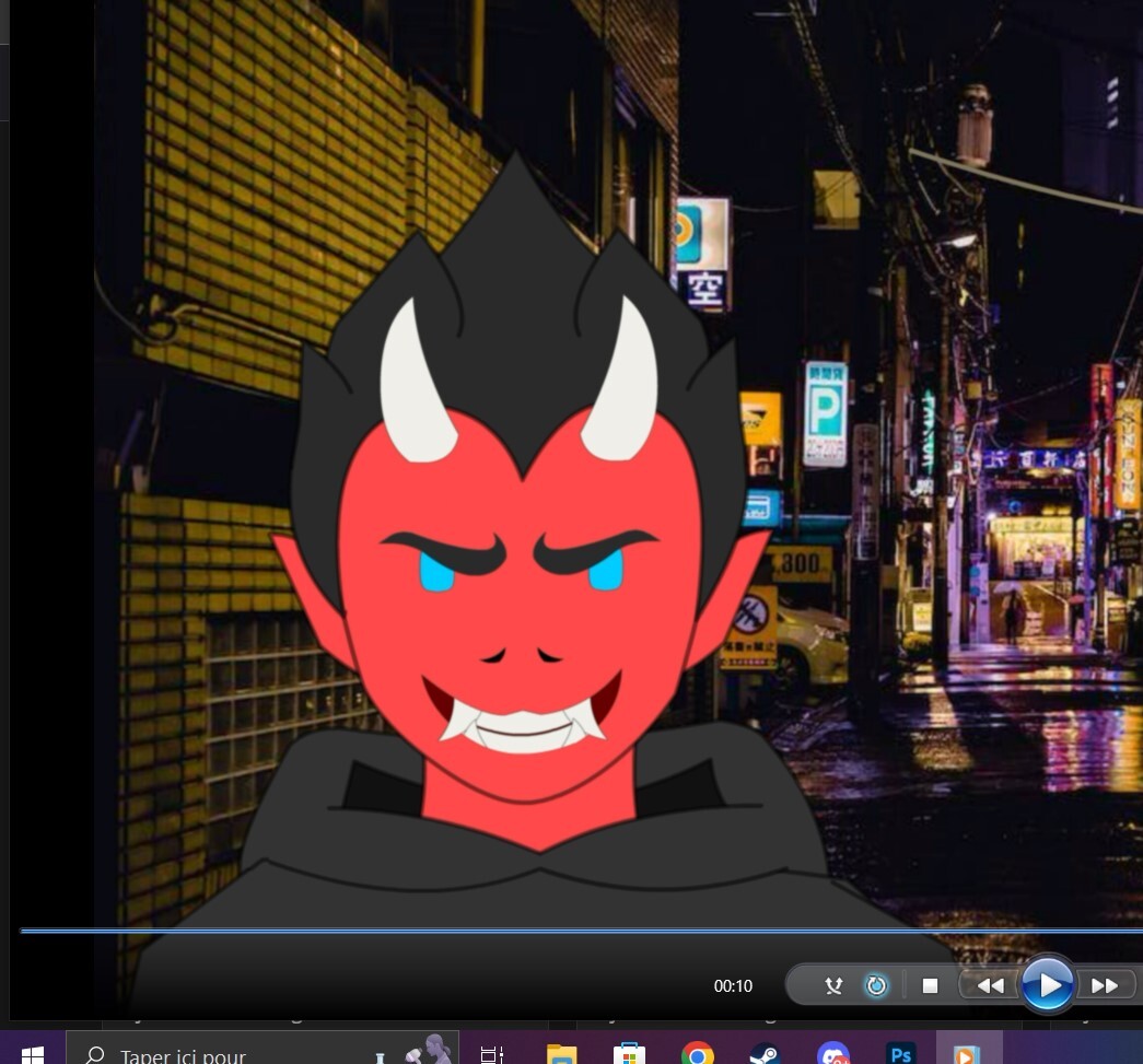 ArtStation - Red Oni ~ Animation 2D