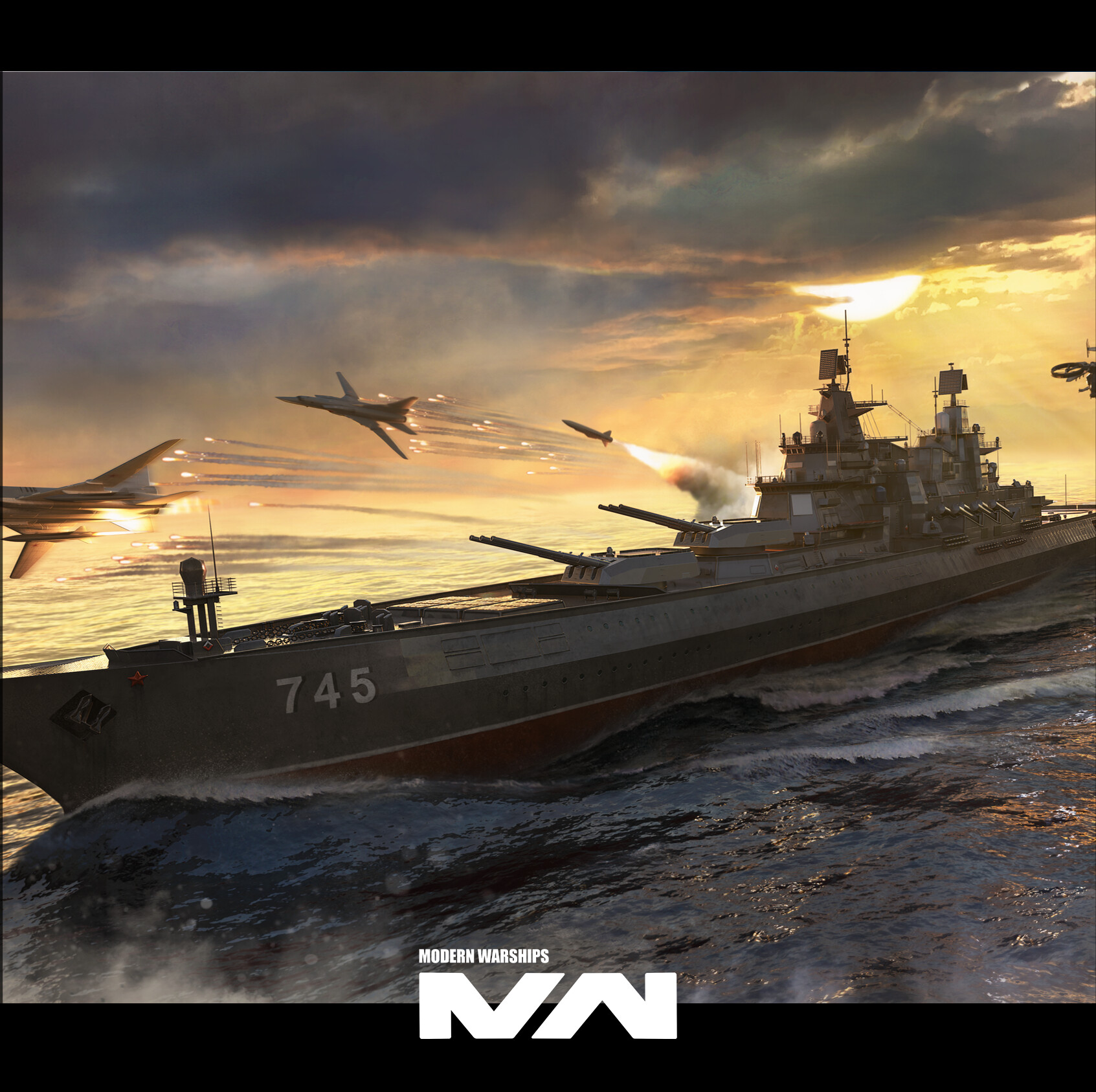 ArtStation - Illustration for MODERN WARSHIPS - Artstorm