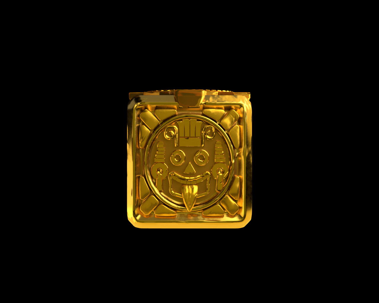 ArtStation - Aztec treasure box