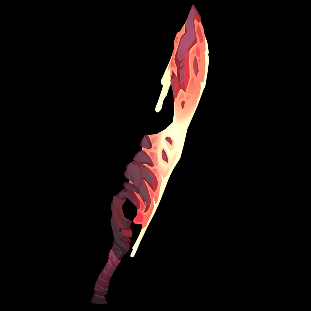 ArtStation - Stylized Magma Sword