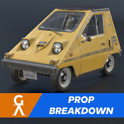 ArtStation - Sebring-Vanguard Citicar / Comuta car Breakdown