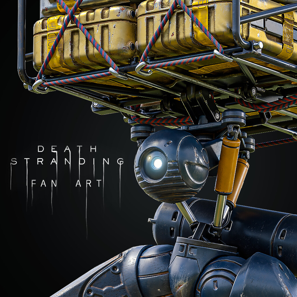 ArtStation - Delivery Bot (Death Stranding Fan Art)