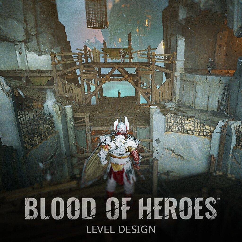 ArtStation - Blood Of Heroes - Final Harbour [Level Design Blockout]