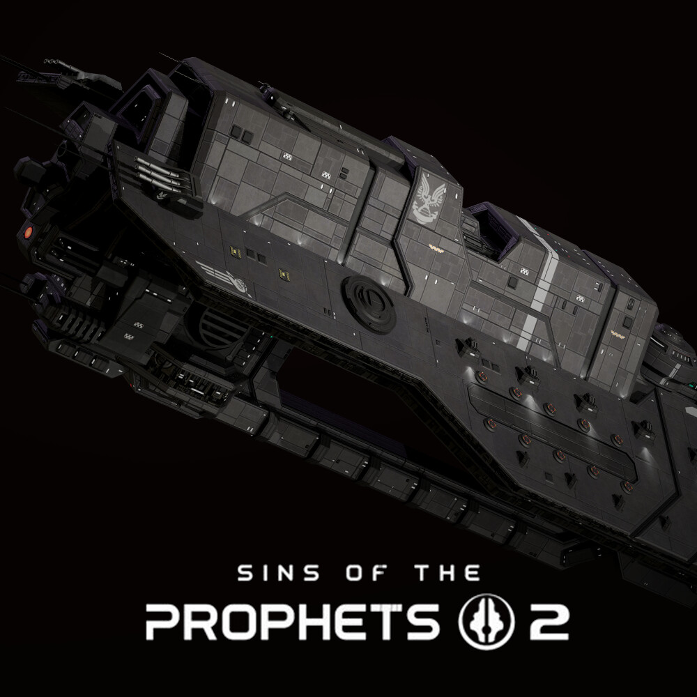 ArtStation - Sins of the Prophets 2 - Epoch-class heavy carrier