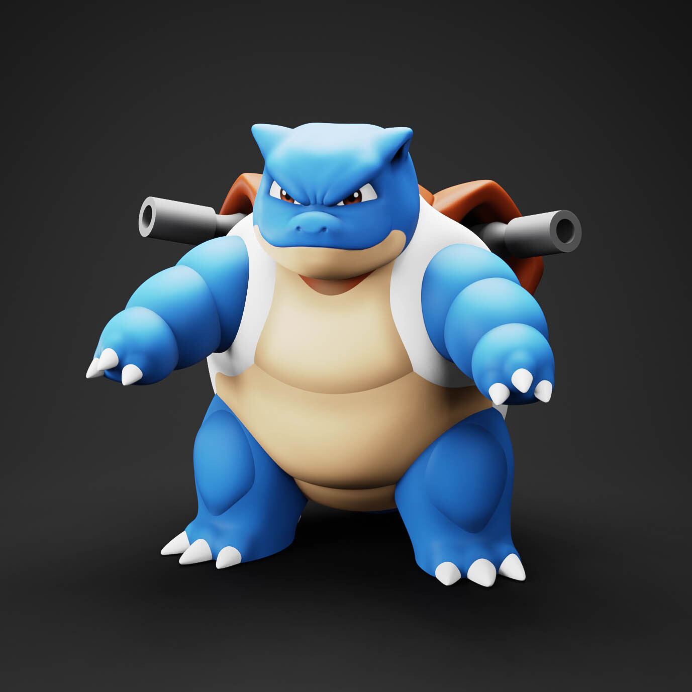 ArtStation - Blastoise Fan art Blender
