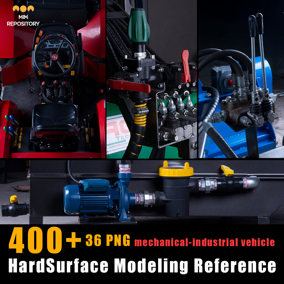 ArtStation - 400 + 36 Hard Surface Modeling Reference