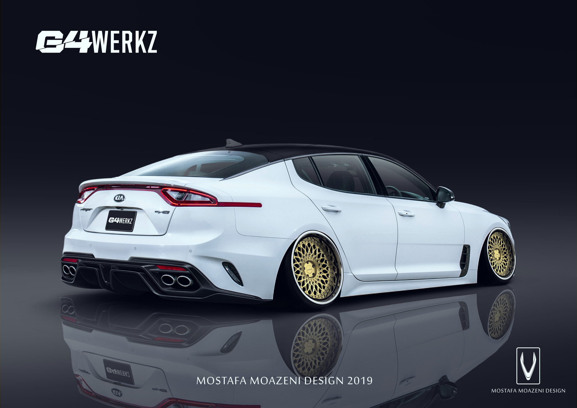 ArtStation - G4werkz-Kia Stinger GT-2019-Soft body kit