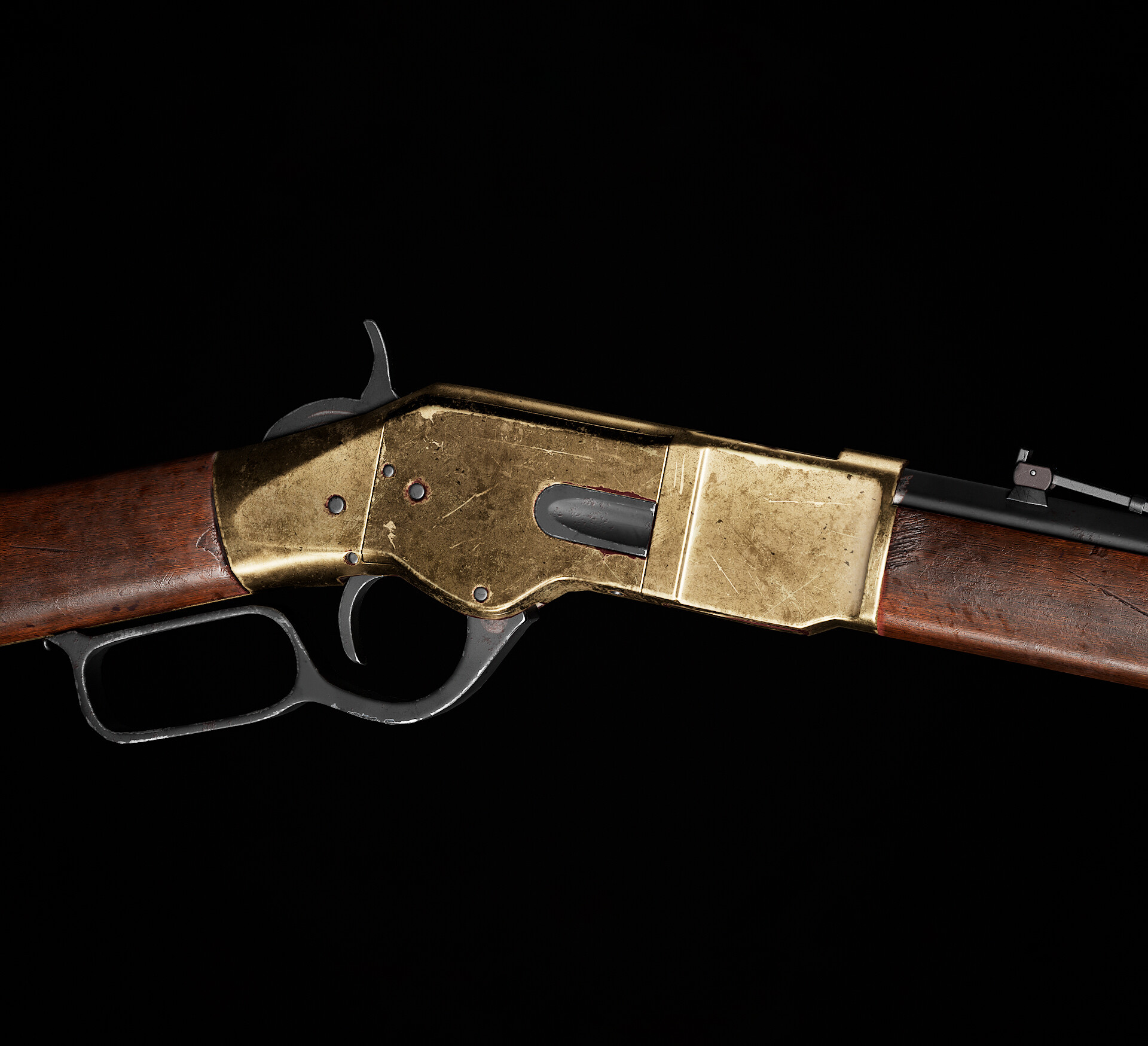ArtStation - Winchester Model 1866 ''Yellowboy''