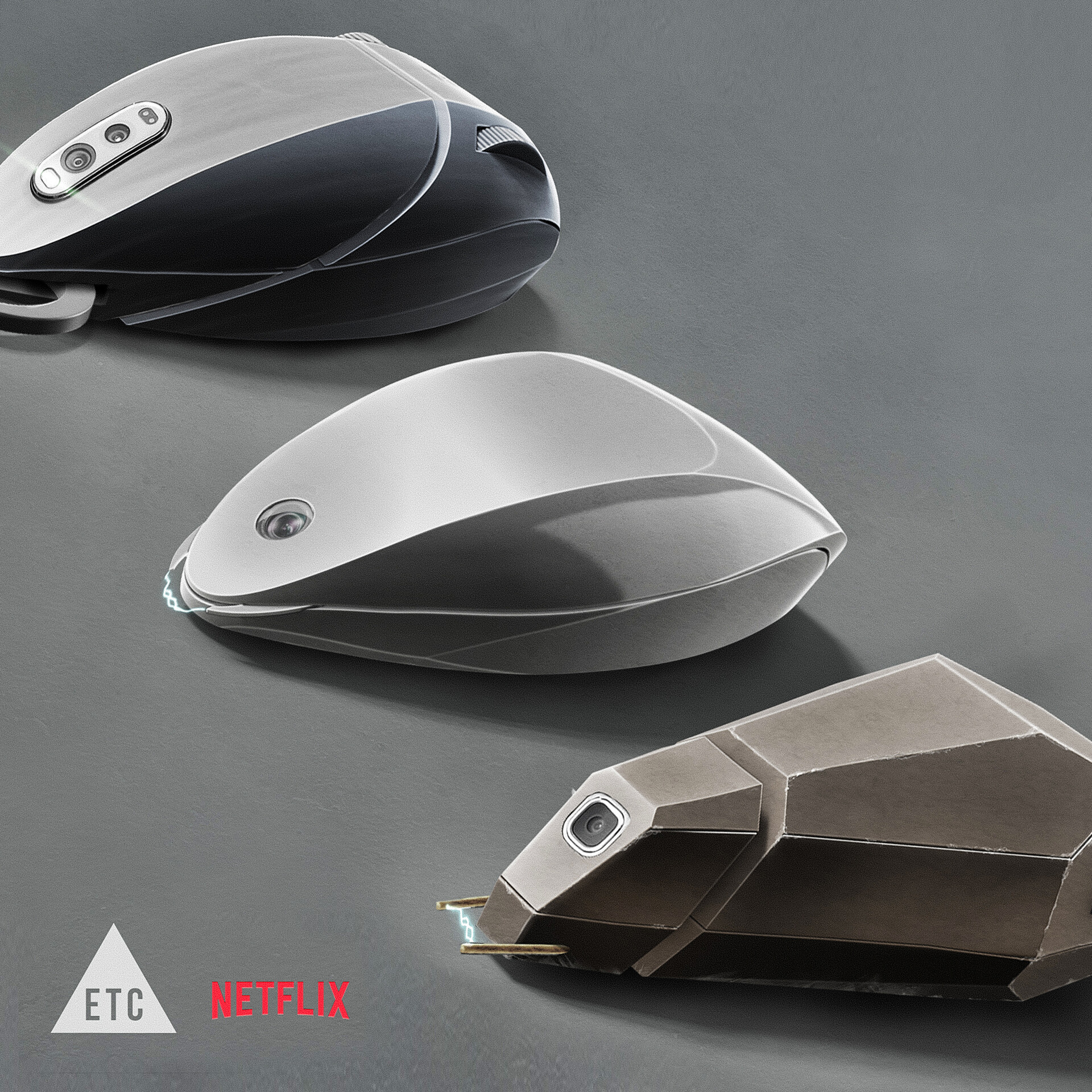 ArtStation - BLACK MIRROR - Ashley Too Mice Killer robot