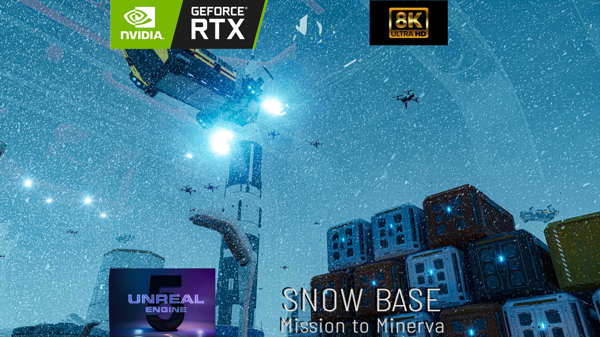 ArtStation - Snow Base - Mission to Minerva | KITBASH3D | - but in 8k ...