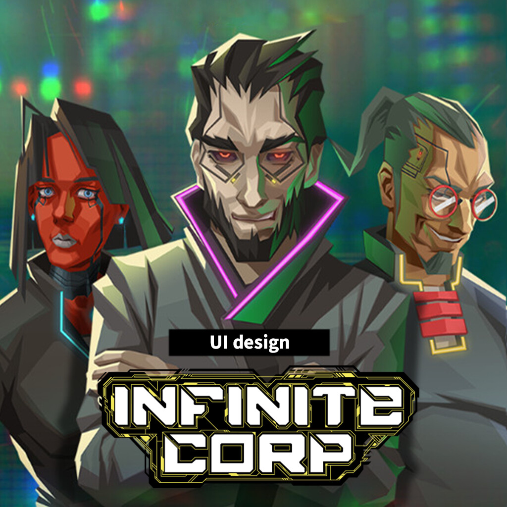 ArtStation - Infinite Corp - UI design