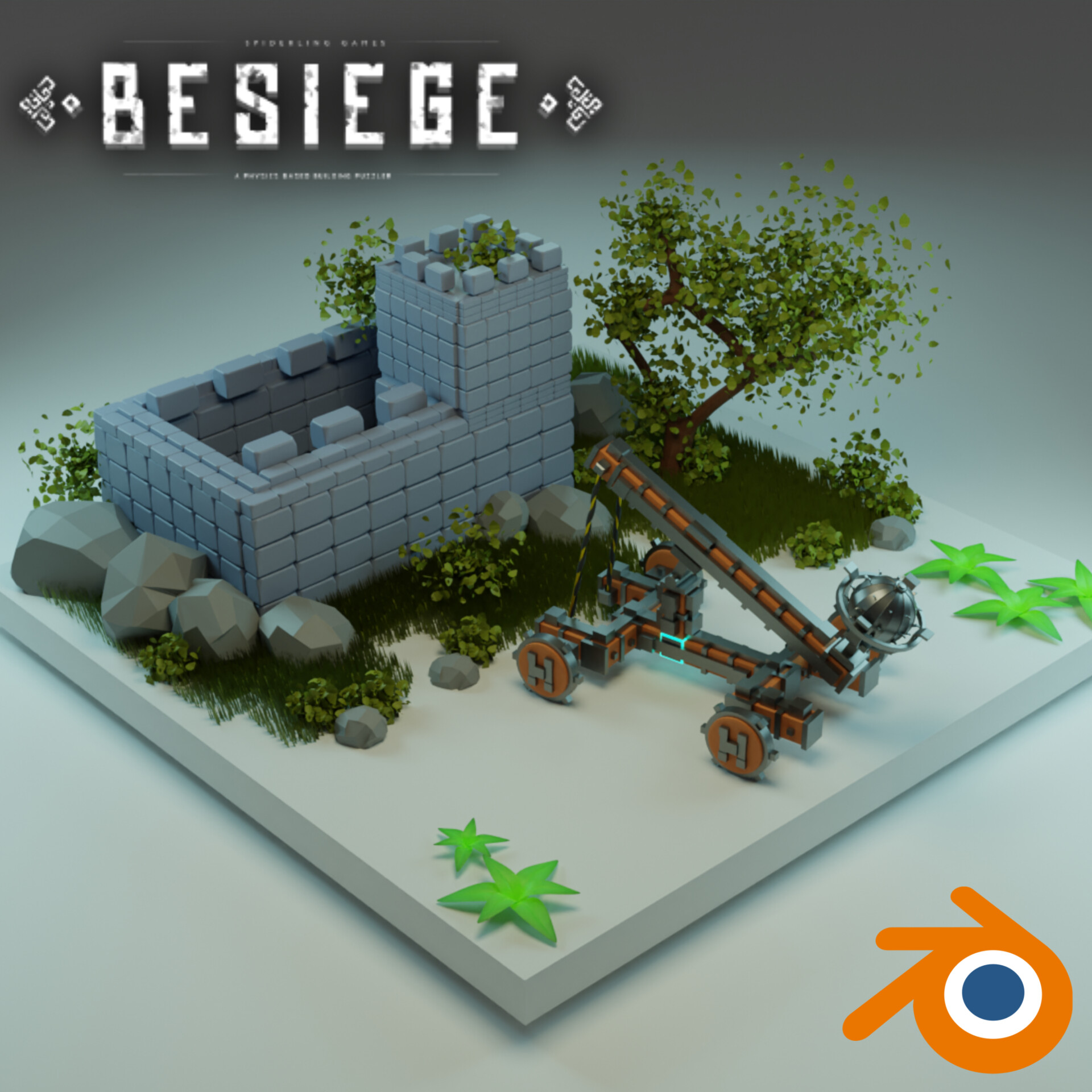 ArtStation - Besiege 3D Model Fanart