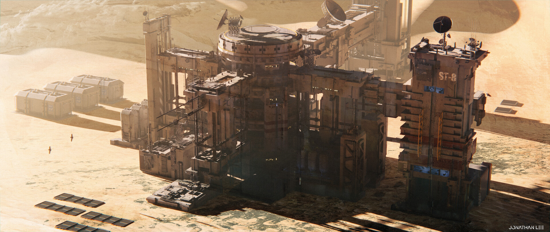 ArtStation - Desert Outpost