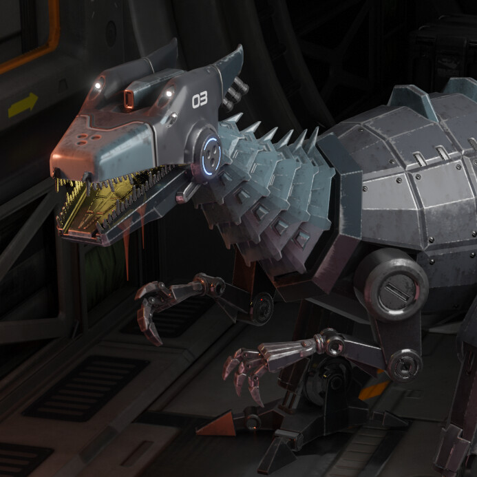 ArtStation - Roboraptor RB-02