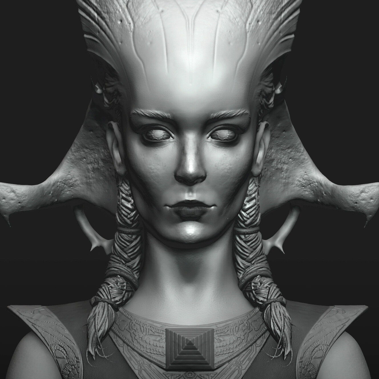 ArtStation - Goddess of Wise Portrait - Fictional Character/Personel Work