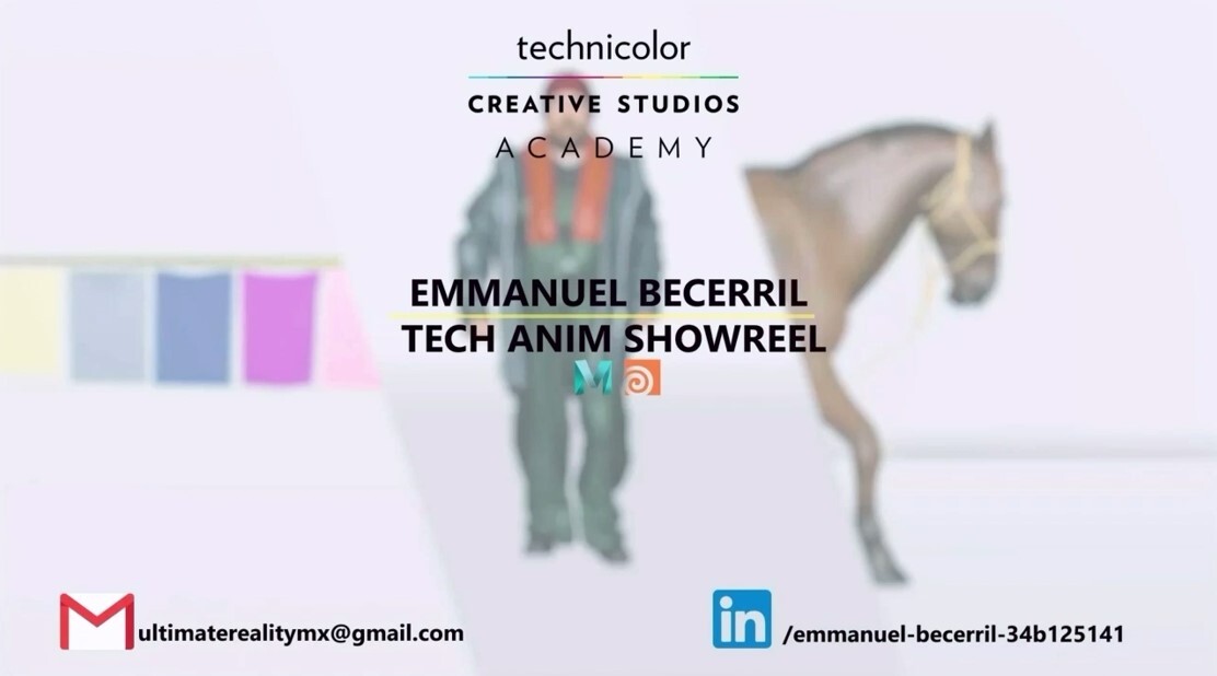 ArtStation - Tech anim showreel Technicolor Creative Studios Academy course