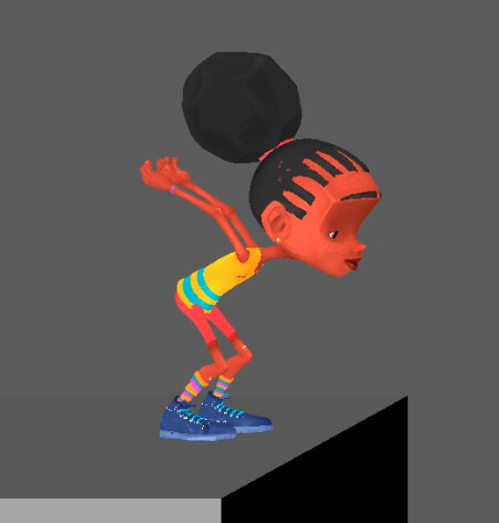 ArtStation - 3D Character Animation, Jump and Walk