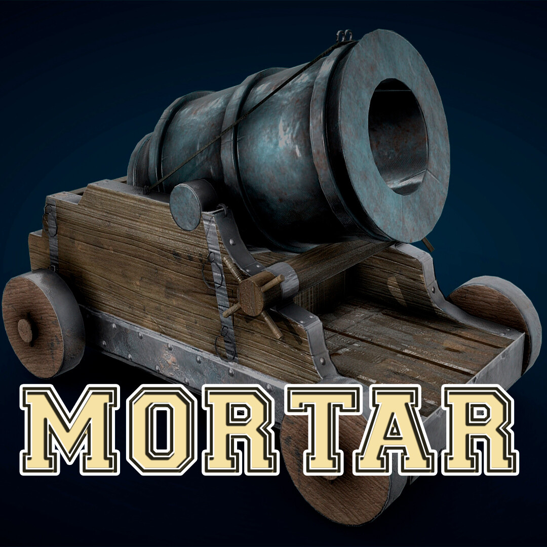 ArtStation - Medieval Mortar