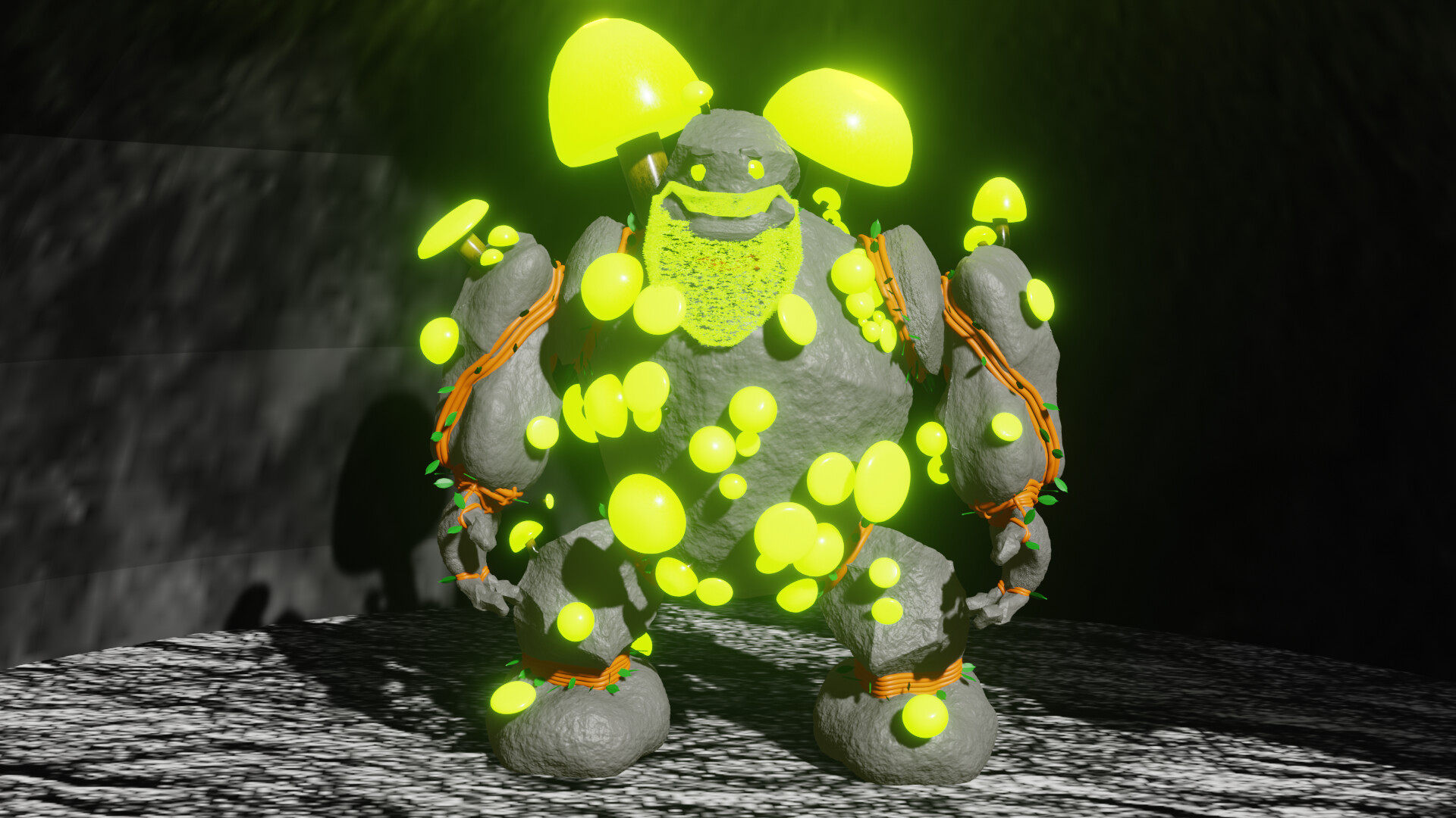 ArtStation - Spore the fungus led earth creature