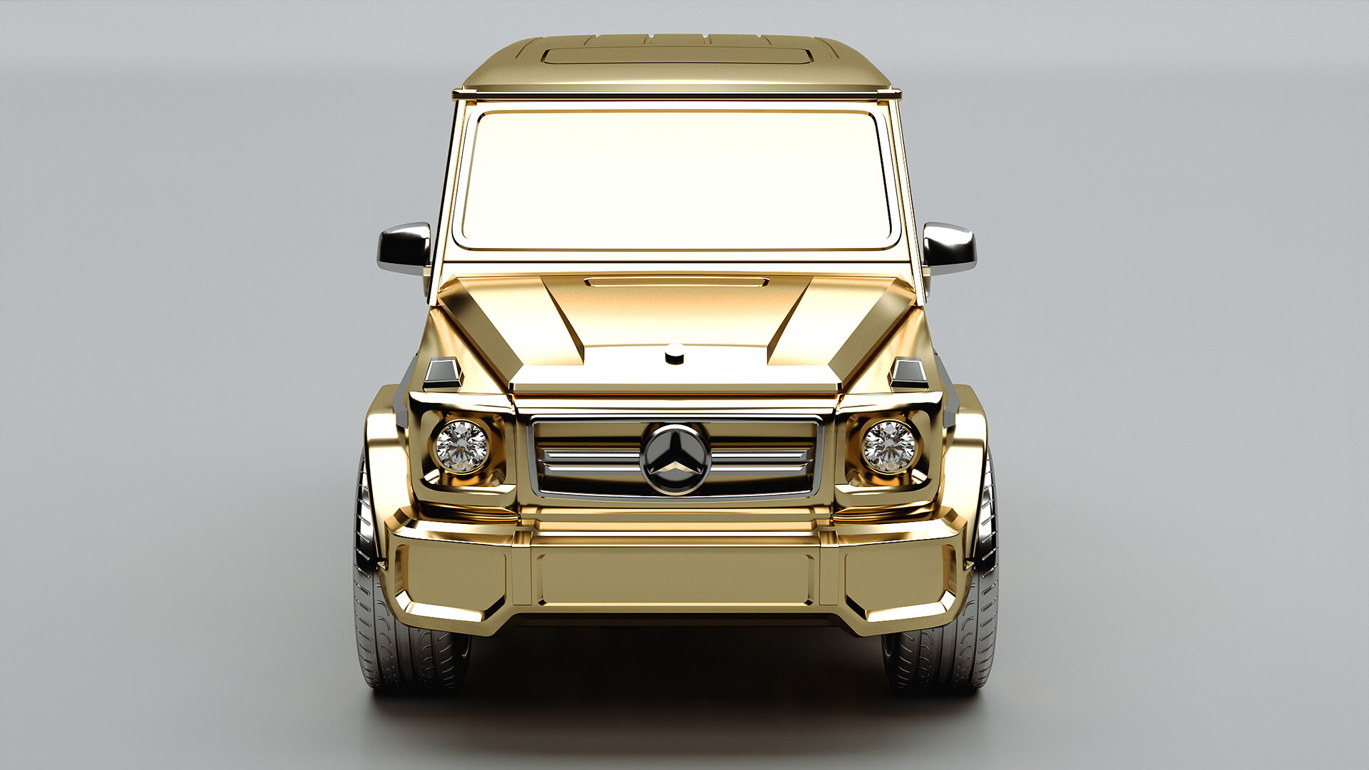 Gold Mercedes Benz G Class