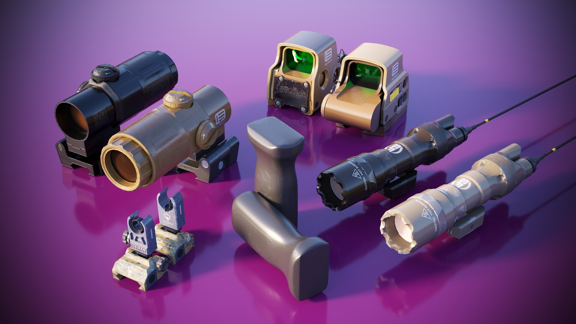 ArtStation - Weapon props supplies