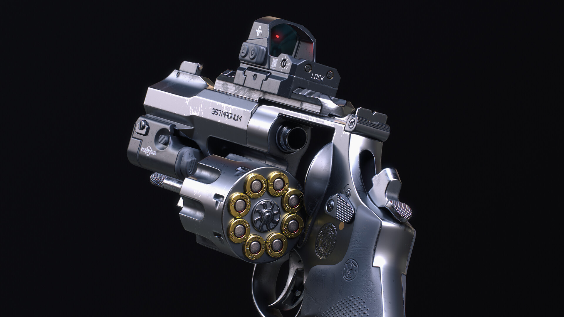 ArtStation - Revolver S&W 357 /M&P R8 5" - 357 Magnum.