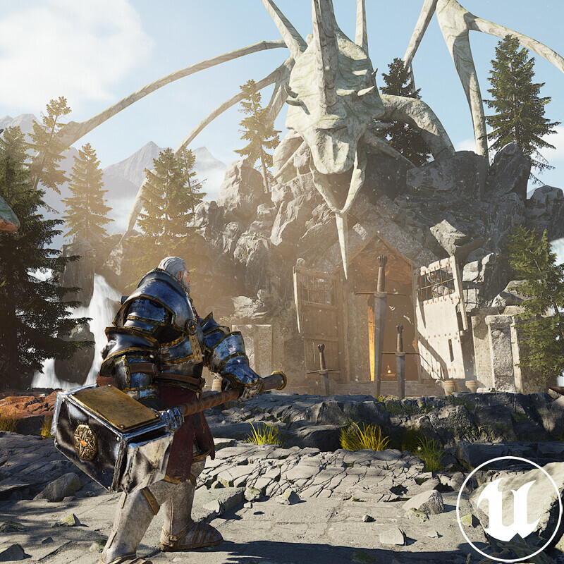 ArtStation - Dragon Keep Entrance