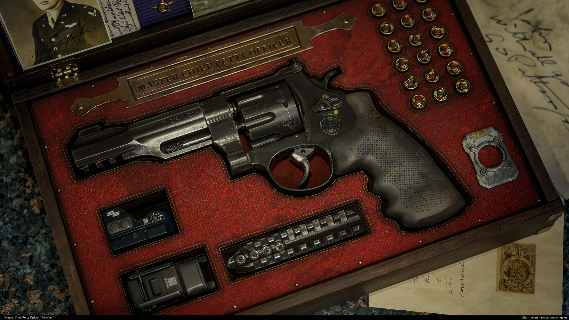 ArtStation - Master Chief Petty Officer | Revolver