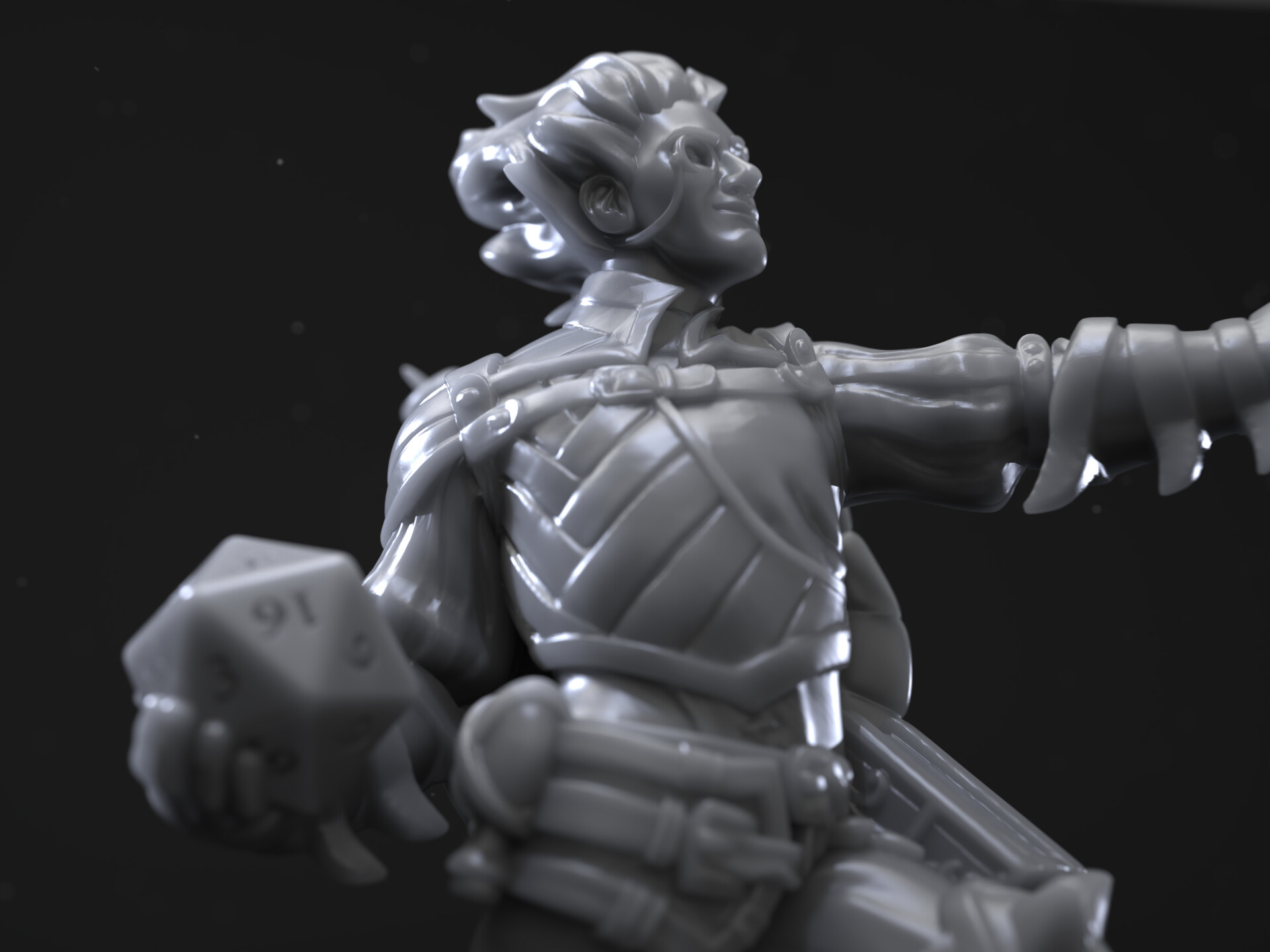 ArtStation - HeroForge - Client Character rework - "3D Mage Raph"