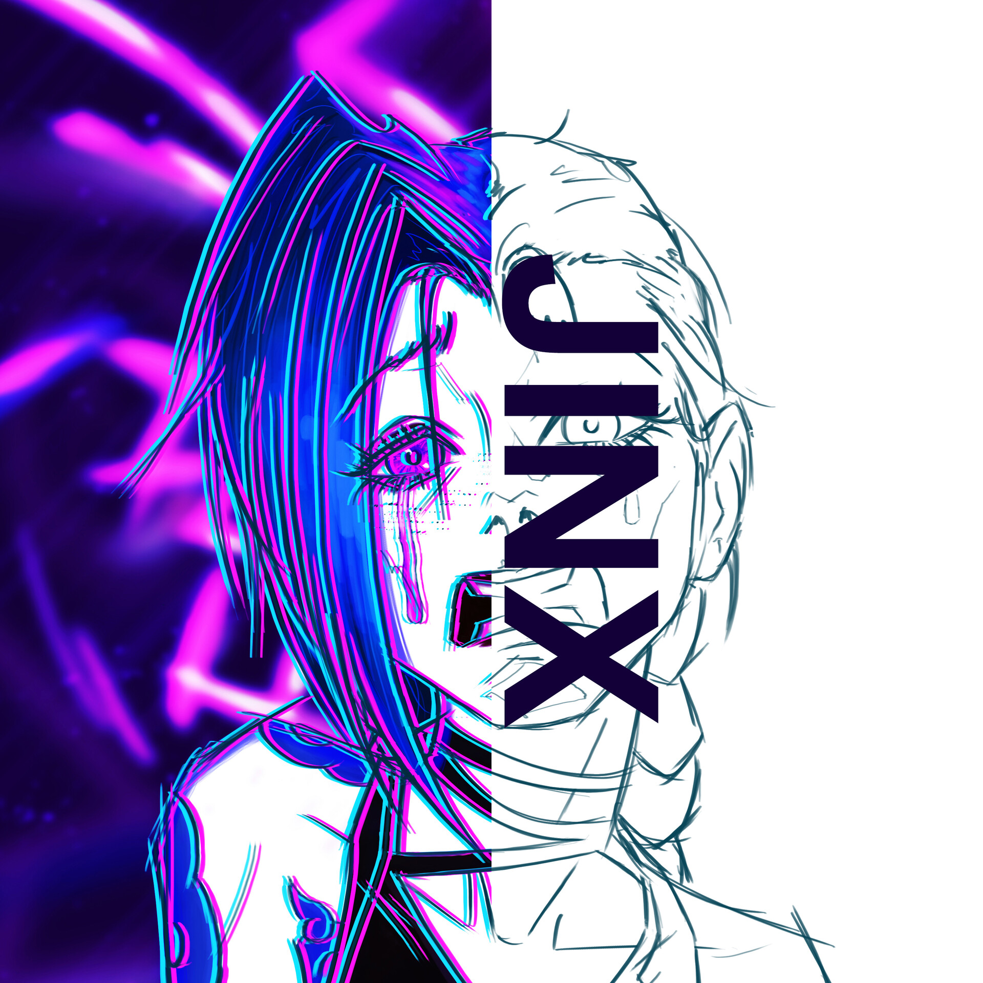 ArtStation - Arcane : Jinx