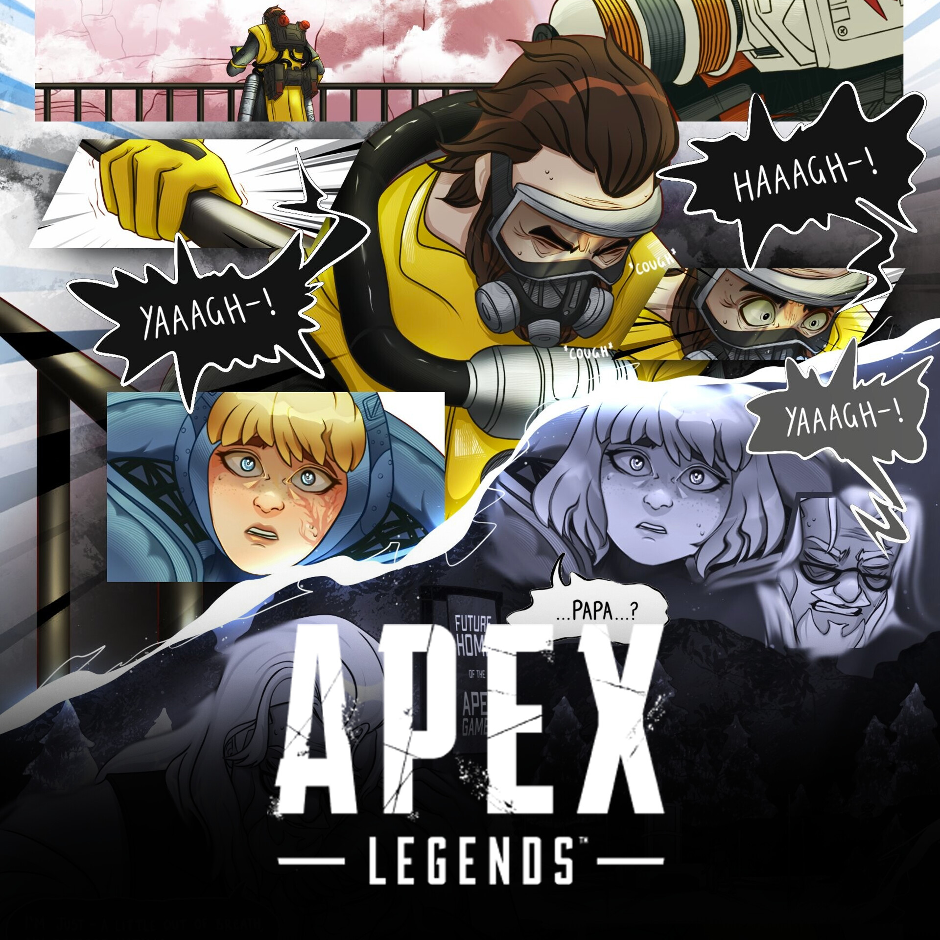 ArtStation - A Single Spark: Apex Legends Community Comic