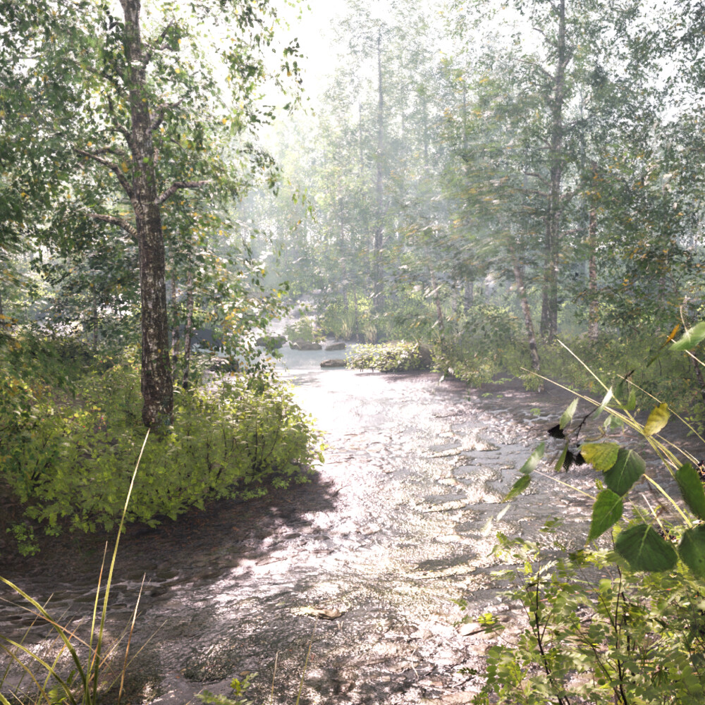 ArtStation - Forest Map. Claymore.