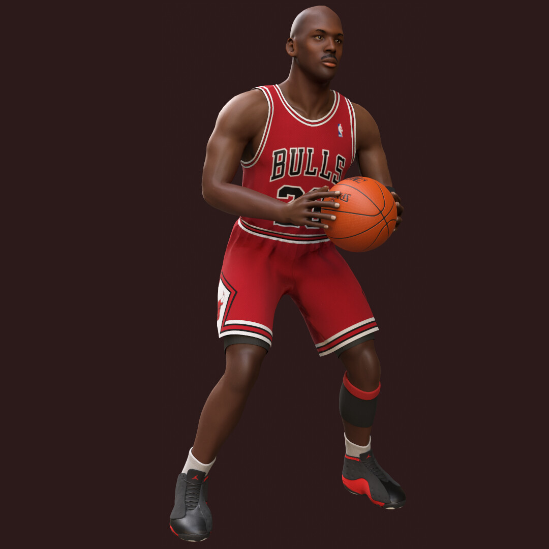 ArtStation - Michael Jordan - Character 3D