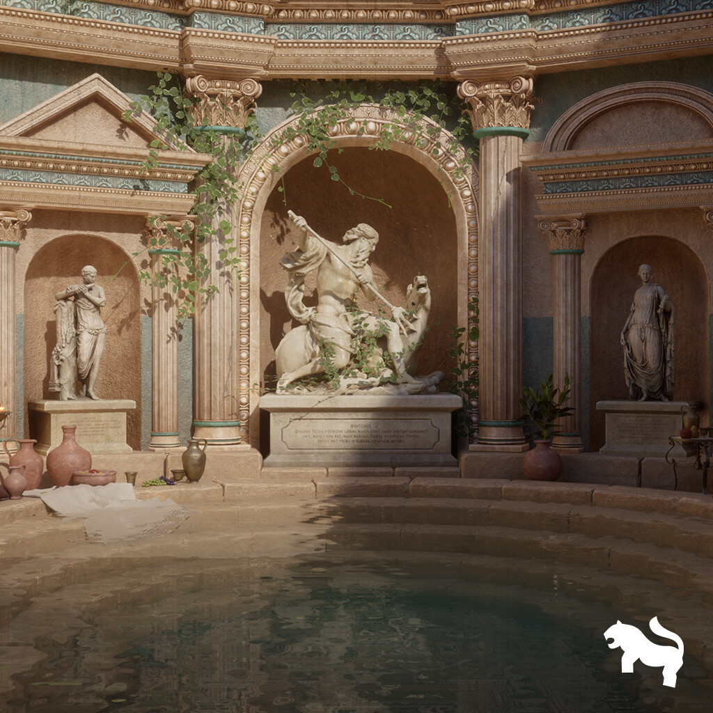 ArtStation - Neptune's Roman Bath | UE5