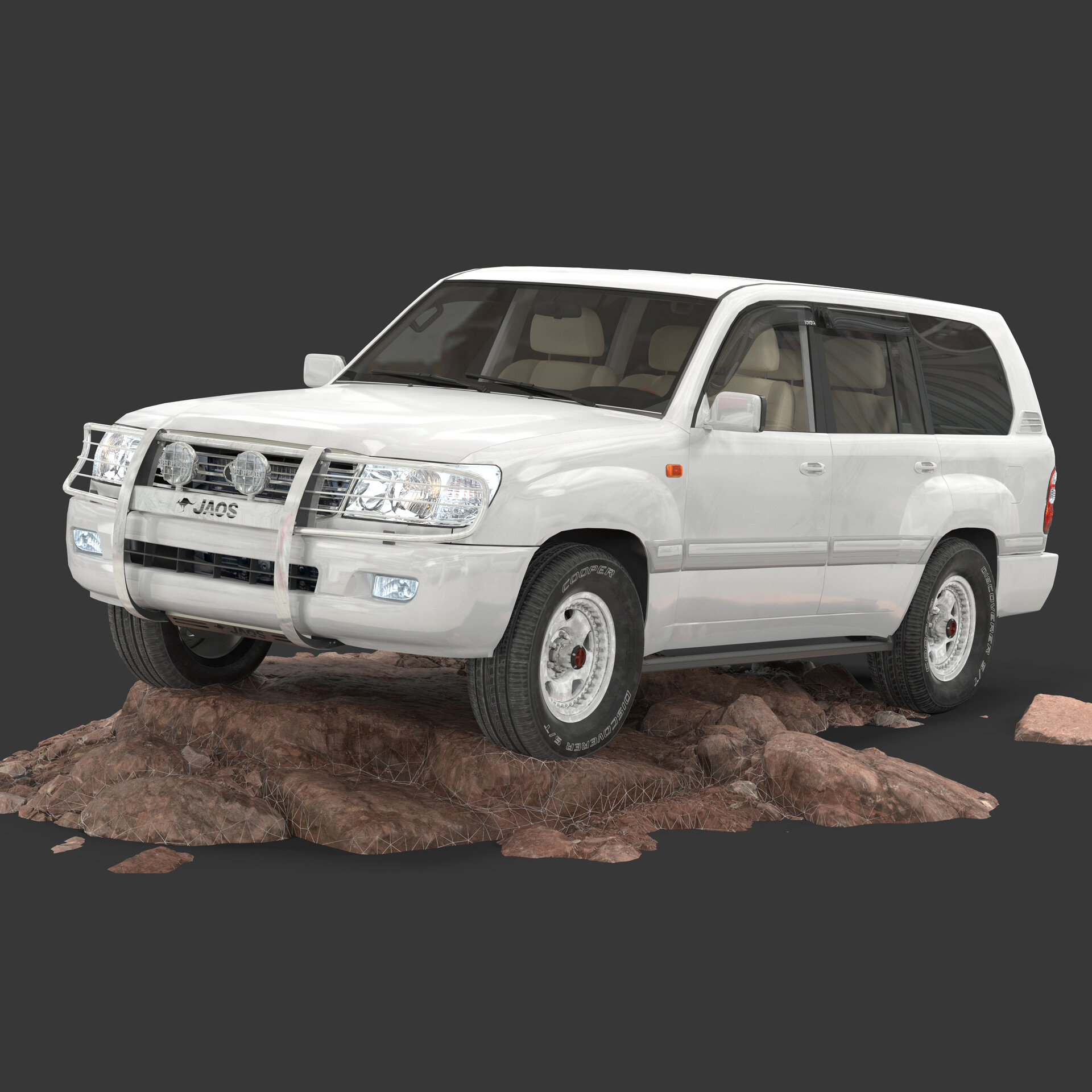ArtStation - Toyota Land Cruiser 100 Series modeling