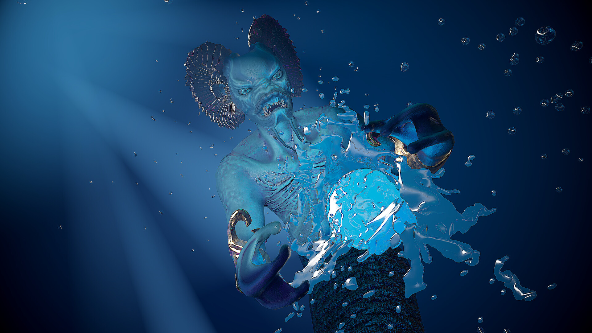 ArtStation - Water Elemental