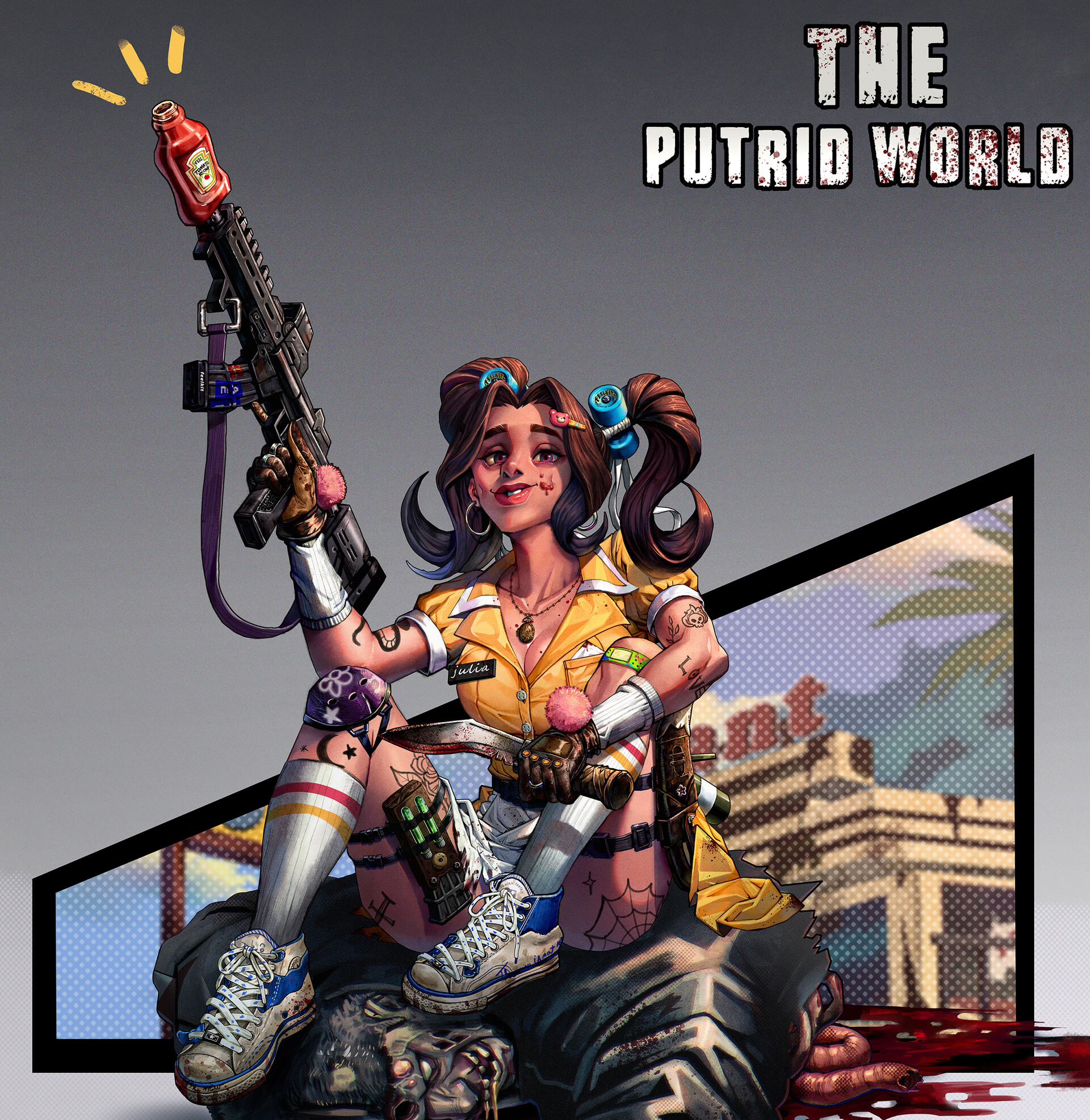 ArtStation - the putrid world waitress
