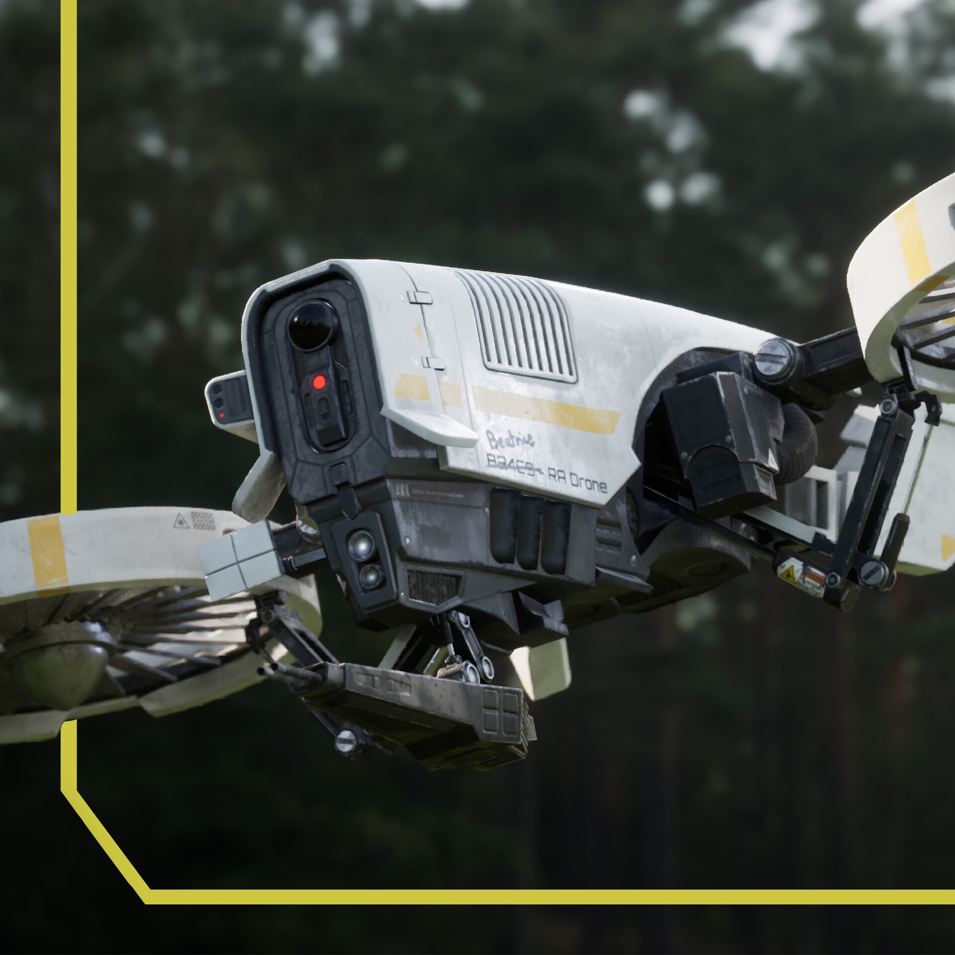 ArtStation - Armed Duocopter Drone