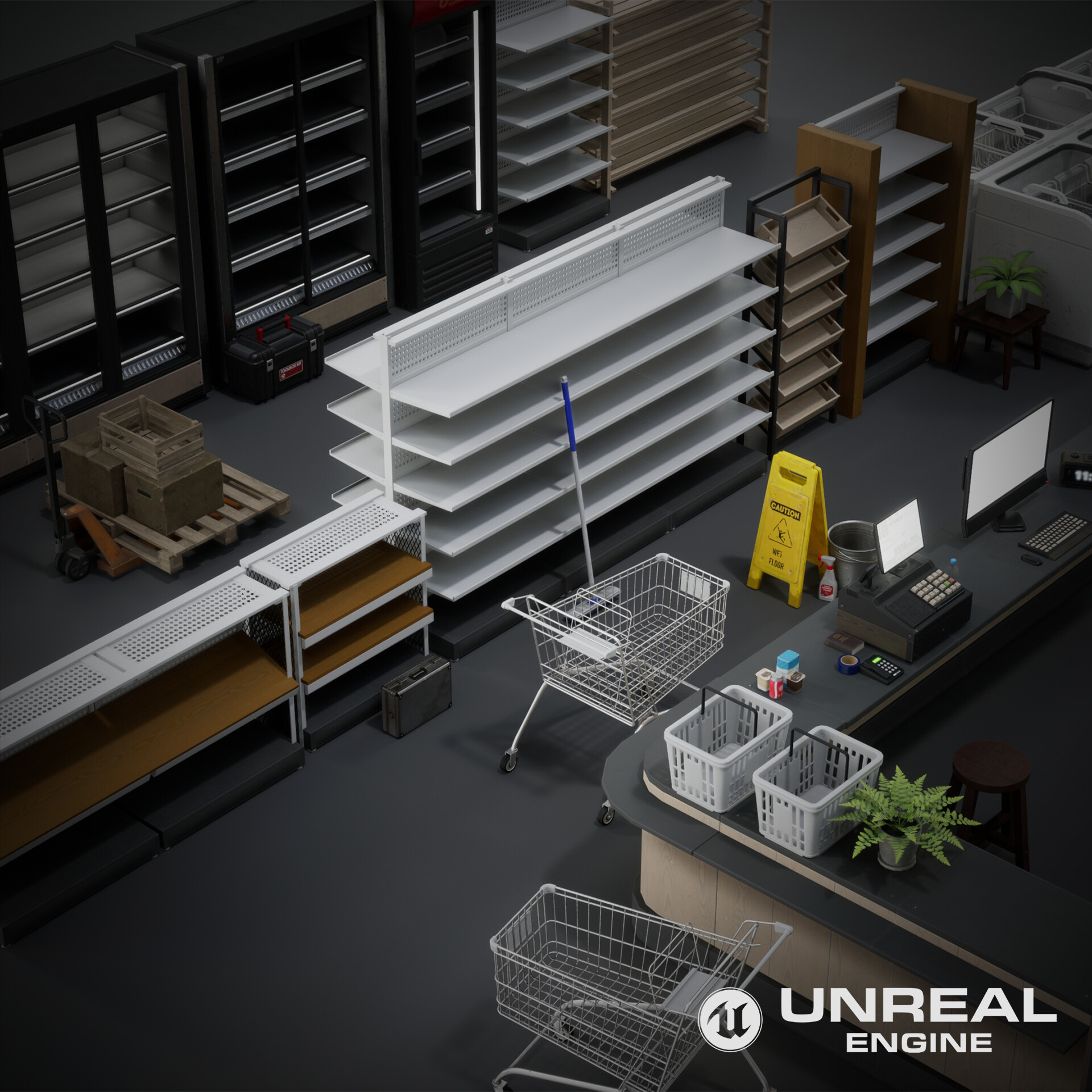 ArtStation - Grocery store props collection.