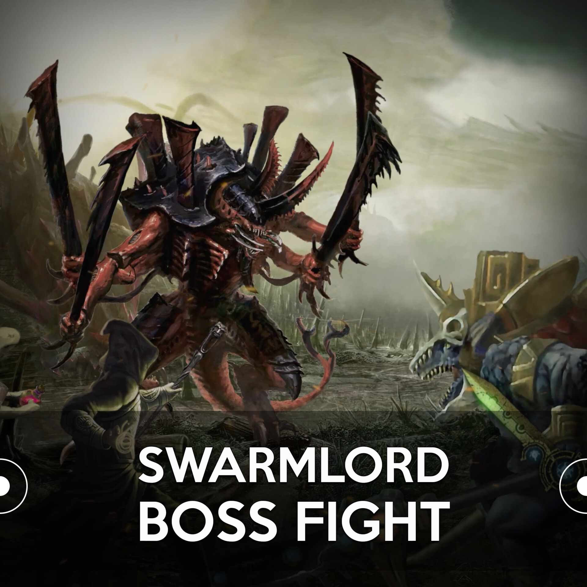 ArtStation - Tyranid Swarmlord boss fight animation